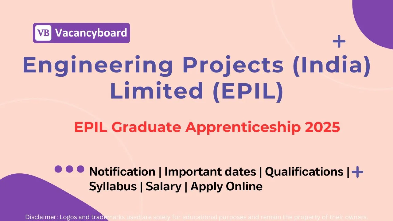 EPIL Graduate Apprenticeship 2025 – Last Date Extended , Apply Now ...